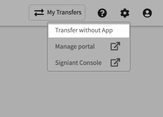 Transferring Content Without the Signiant App | Signiant Help